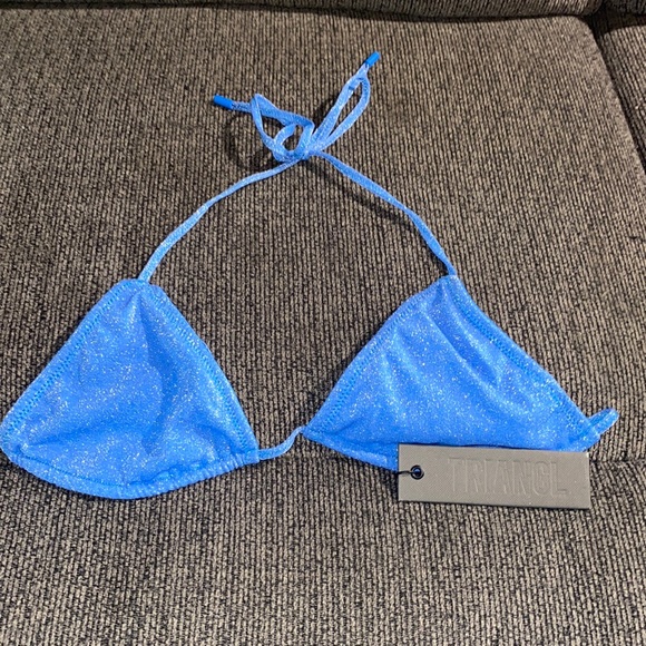 triangl swimwear | Swim | Blue Sparkle String Bathing Suits Top Only ...